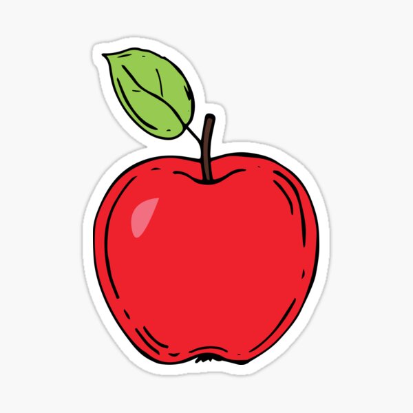 "Sweet Apple " Sticker for Sale by Ireneart369 | Redbubble