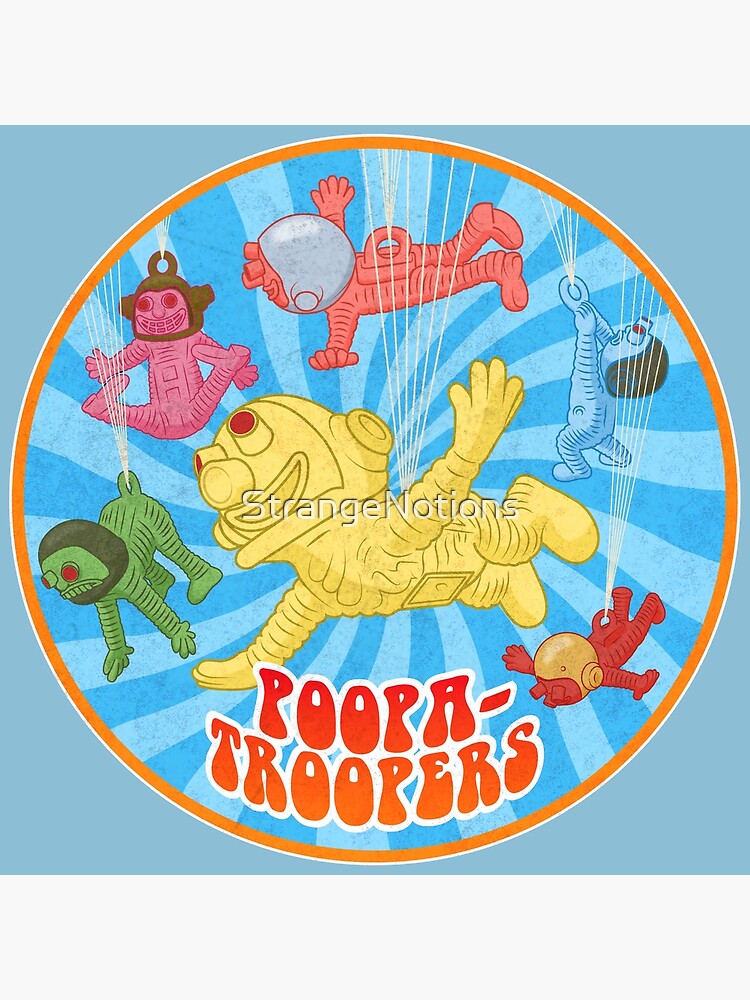 "Classic Early 70s Poopa Troopers Parachute Toy Figures and Groovy ...