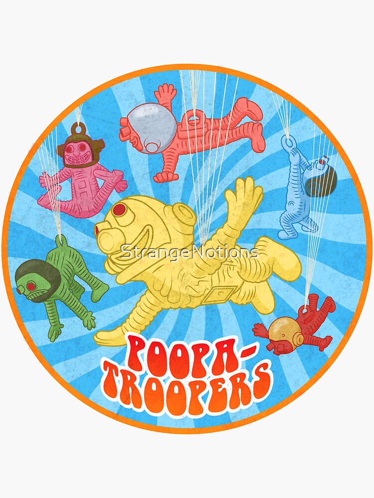 "Klassische Poopa Troopers Fallschirm-Spielzeugfiguren aus den frühen ...