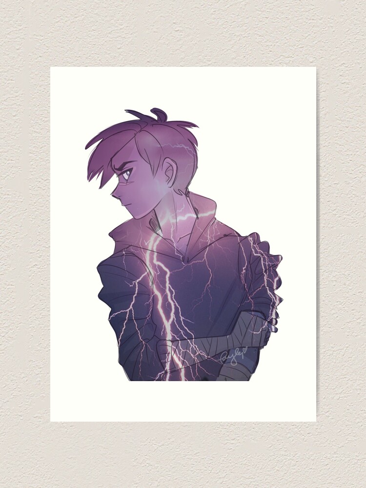 "lightning boy" Art Print by taylornoelle | Redbubble