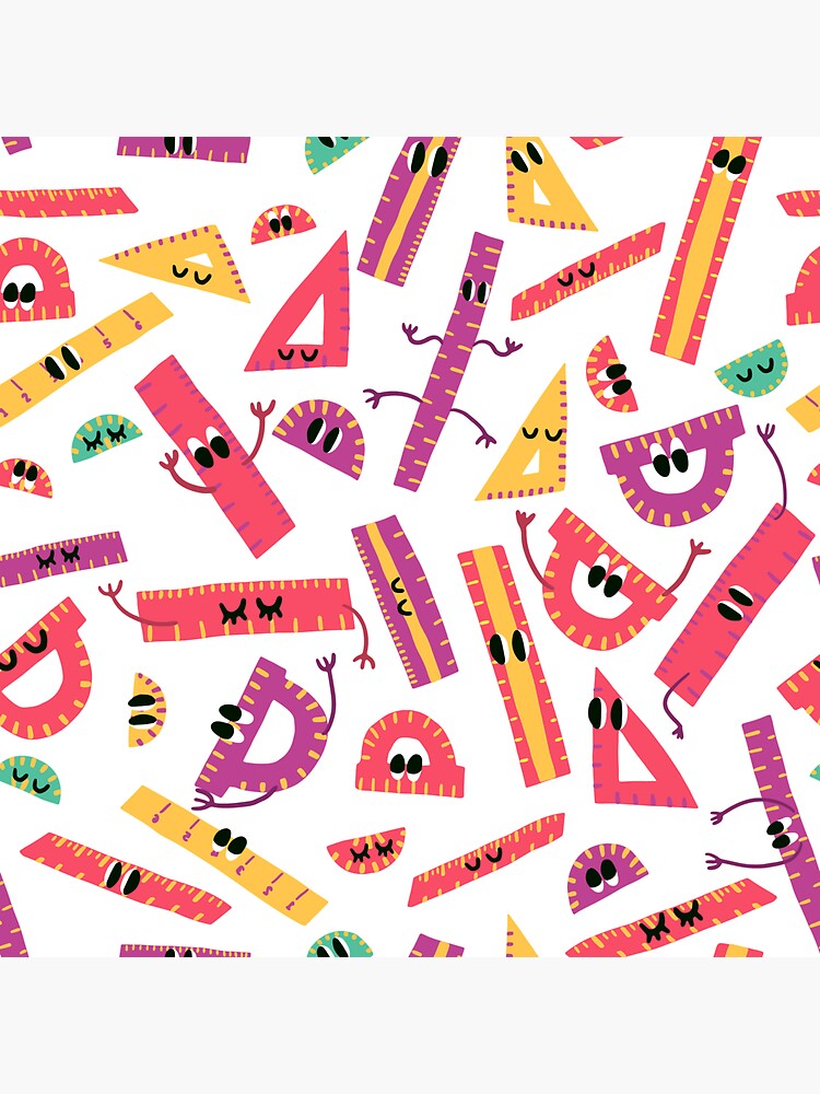 " Kids Illustration. Vector Repeating Seamless Patterns of Fun Colorful ...