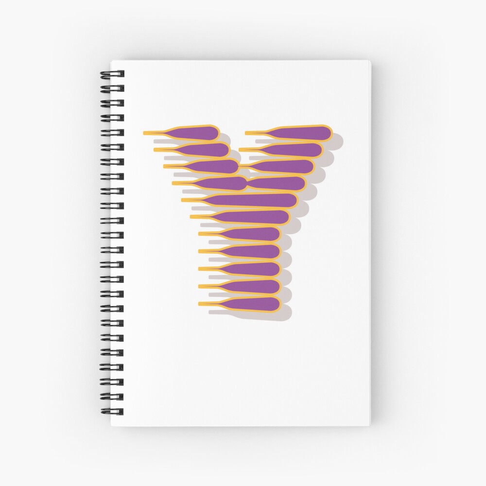 Cuaderno de espiral «Alfabeto de letras iniciales del monograma de la ...