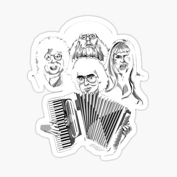 "Weird Al Yankovic" Sticker for Sale by sawrey7dg9n | Redbubble