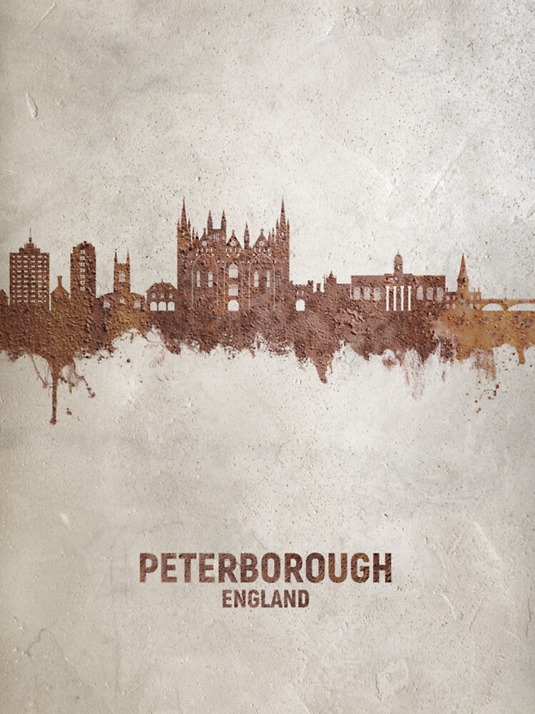 "Peterborough England Skyline " Sticker for Sale by SunWallArt | Redbubble