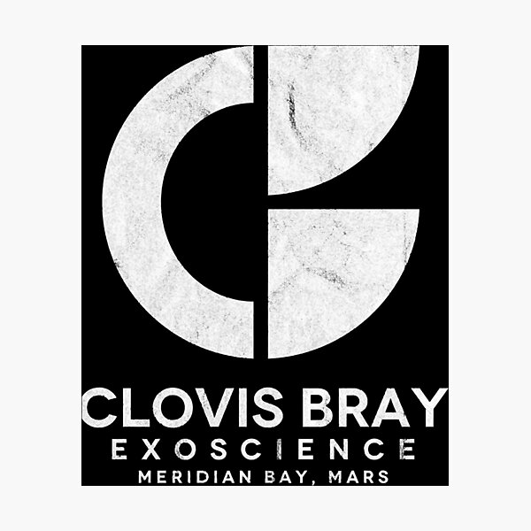 "Clovis Bray Exoscience Logo inspired logo vintage" Photographic Print ...