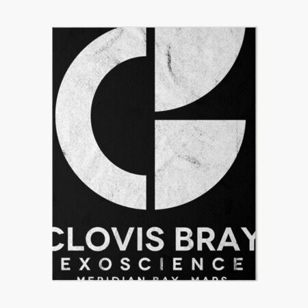 "Clovis Bray Exoscience Logo inspired logo vintage" Art Board Print for ...
