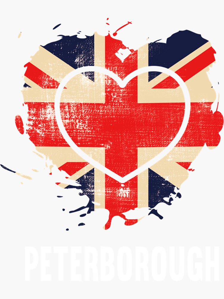 "I Love Peterborough Heart United Kingdom " Sticker for Sale by ...