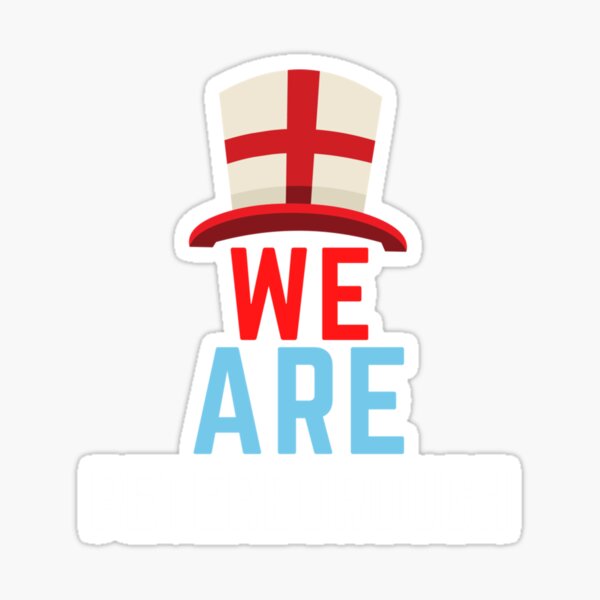 "We Are Peterborough England Flag Sports " Sticker for Sale by ...