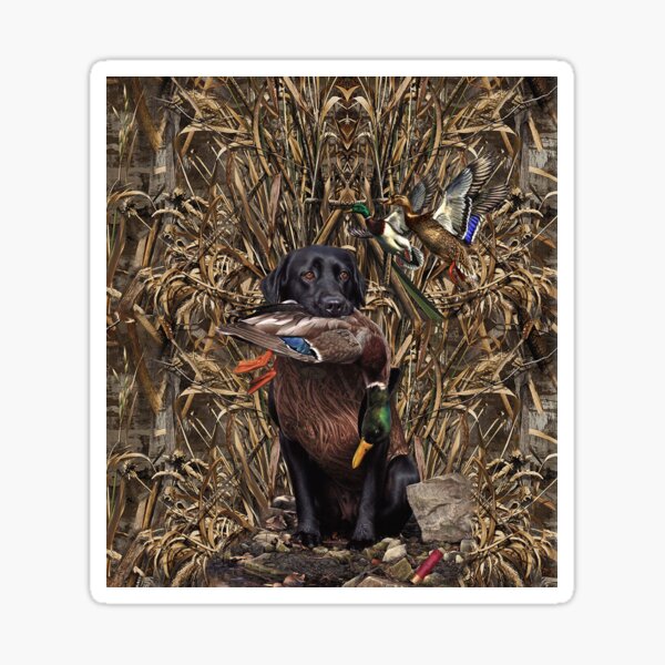 "Duck Hunting Dog Hunting Duck classic" Sticker for Sale by ...