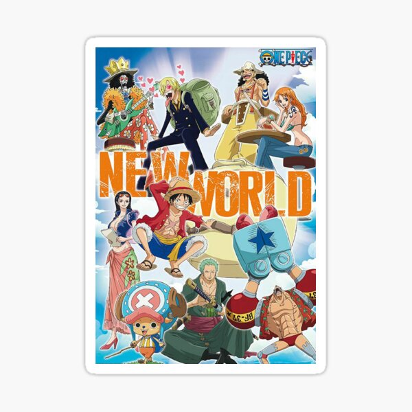 "ONE PIECE - NEW WORLD" Sticker for Sale by Martinedurgan | Redbubble