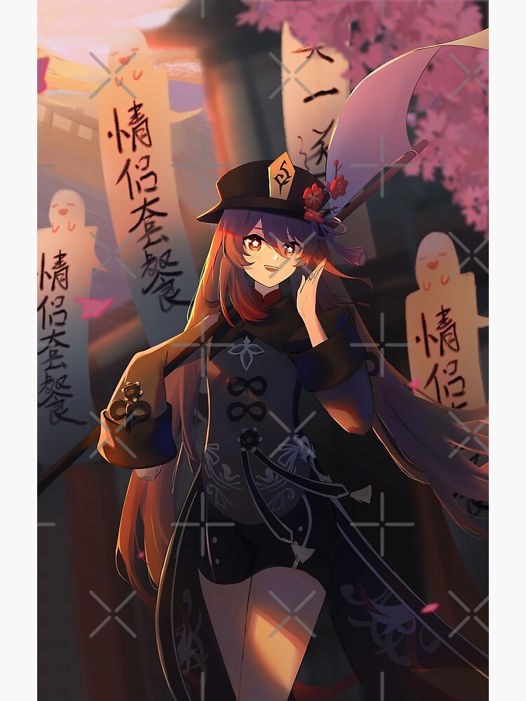 Cute Hu Tao Genshin Impact Premium Matte Vertical Poster sold by R5-D4 ...