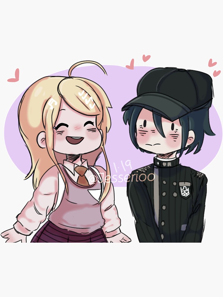 "Kaede and Shuichi " Sticker for Sale by jesserioo | Redbubble