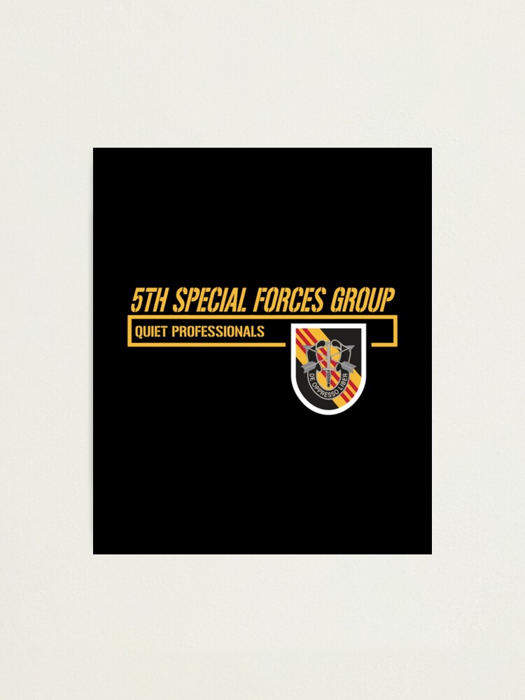 Lámina fotográfica «5º Grupo de Fuerzas Especiales 5º Sfg» de Hitrelaa ...