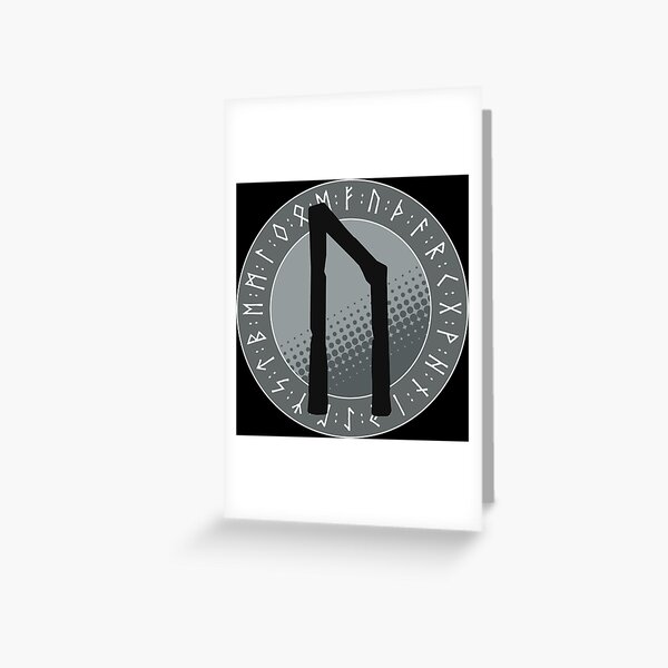 "Viking Runes and Runic Symbols - Uruz (Strength)" Greeting Card for ...