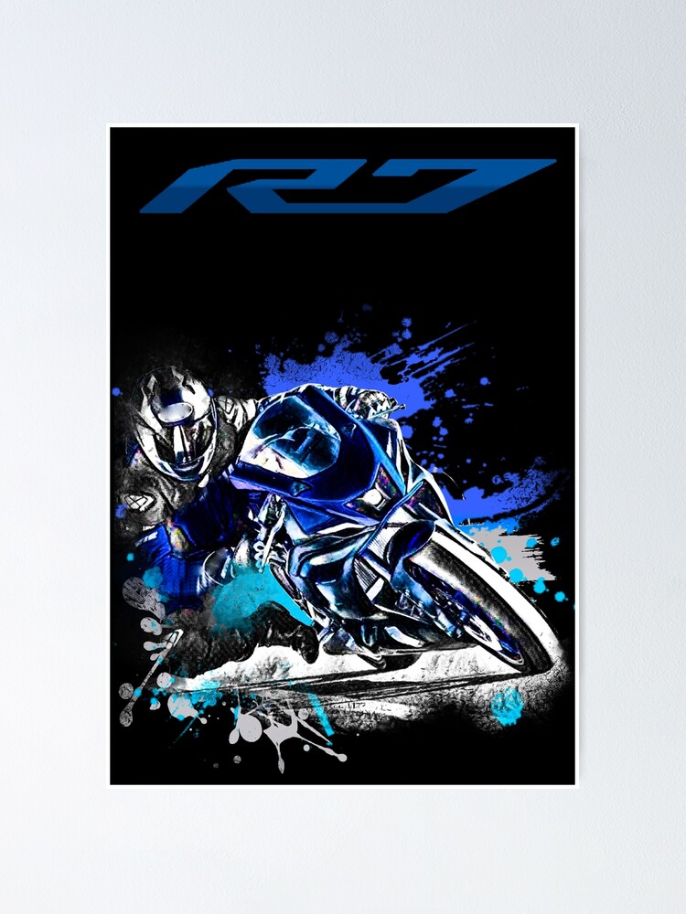"Yamaha R7 2022 " Poster for Sale by Evomotoarte | Redbubble