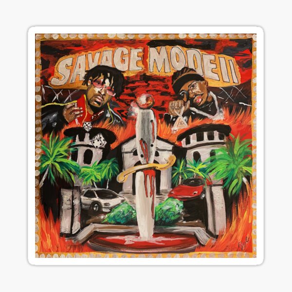 "Savage " Sticker for Sale by naotoisonhieu | Redbubble