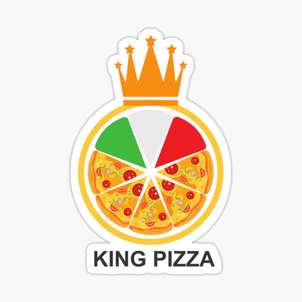 "Italy, king of pizza" Sticker for Sale by JAG2B | Redbubble