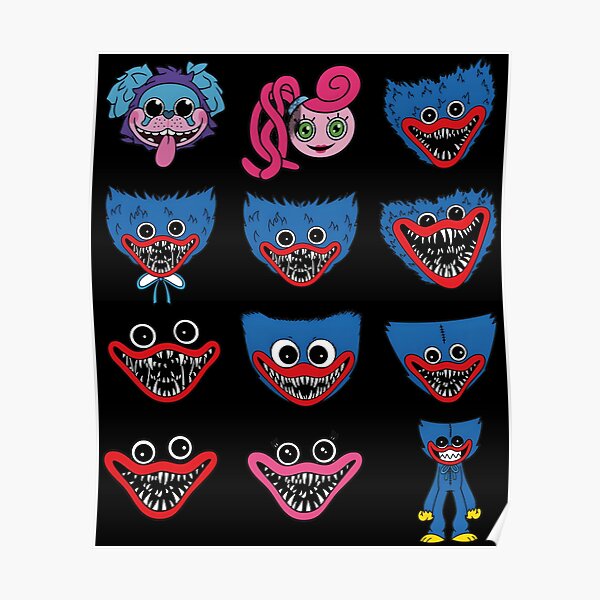 Póster «Huggy Wuggy Kissy Missy patrones Clásico» de desuyomoskov7 ...