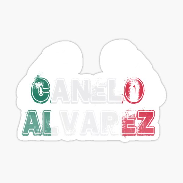 "Beautiful Model Canelo Alvarez Gift Movie Fans" Sticker for Sale by ...