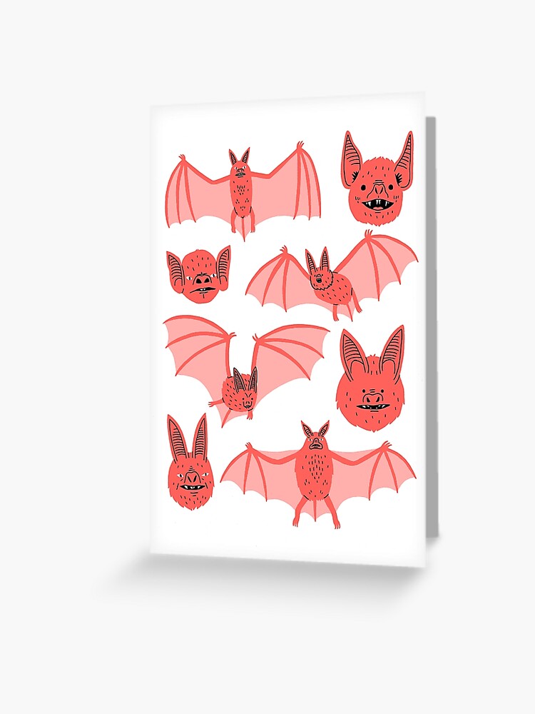 "Bats" Greeting Card for Sale by jackteagle | Redbubble