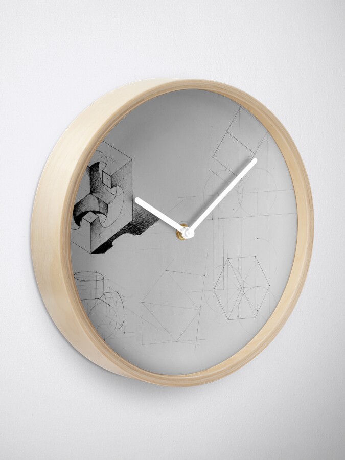 "Drawing illustration of axonometric projection of abstract ...