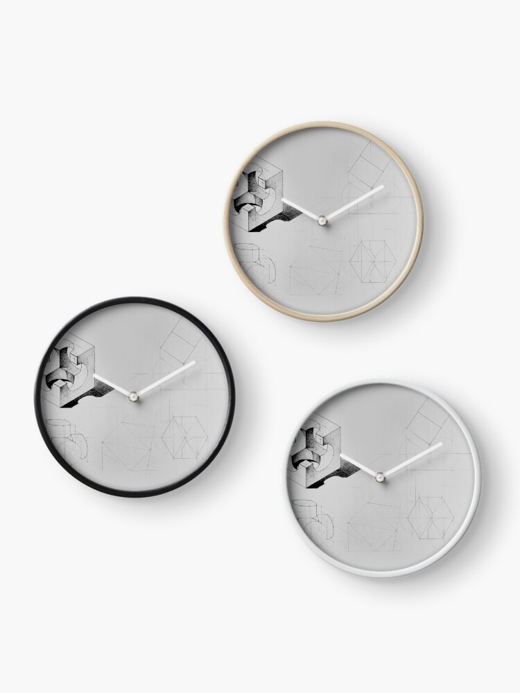 "Drawing illustration of axonometric projection of abstract ...