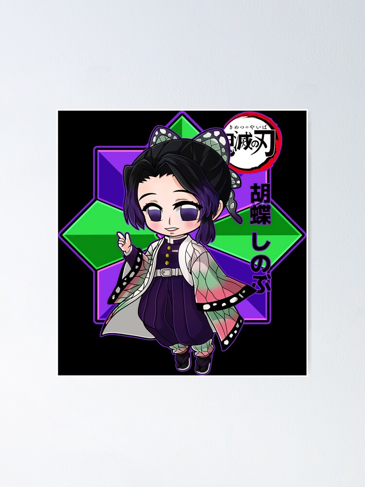 "Insect Hashira Kawaii Shin0bu" Poster for Sale by TriciaShaver | Redbubble