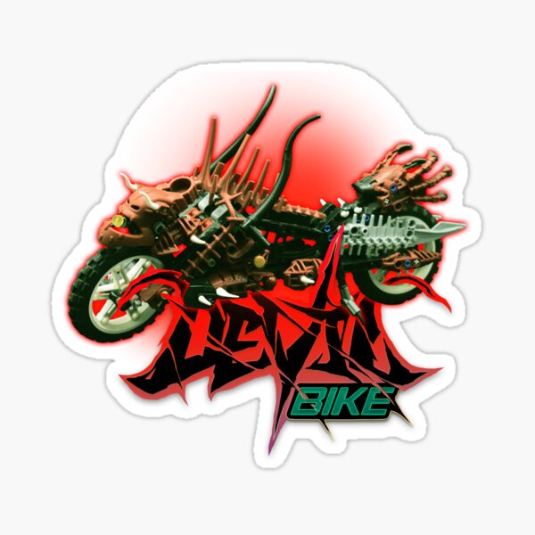 "DEVIL BIKE" Sticker for Sale by bonklesmocs | Redbubble
