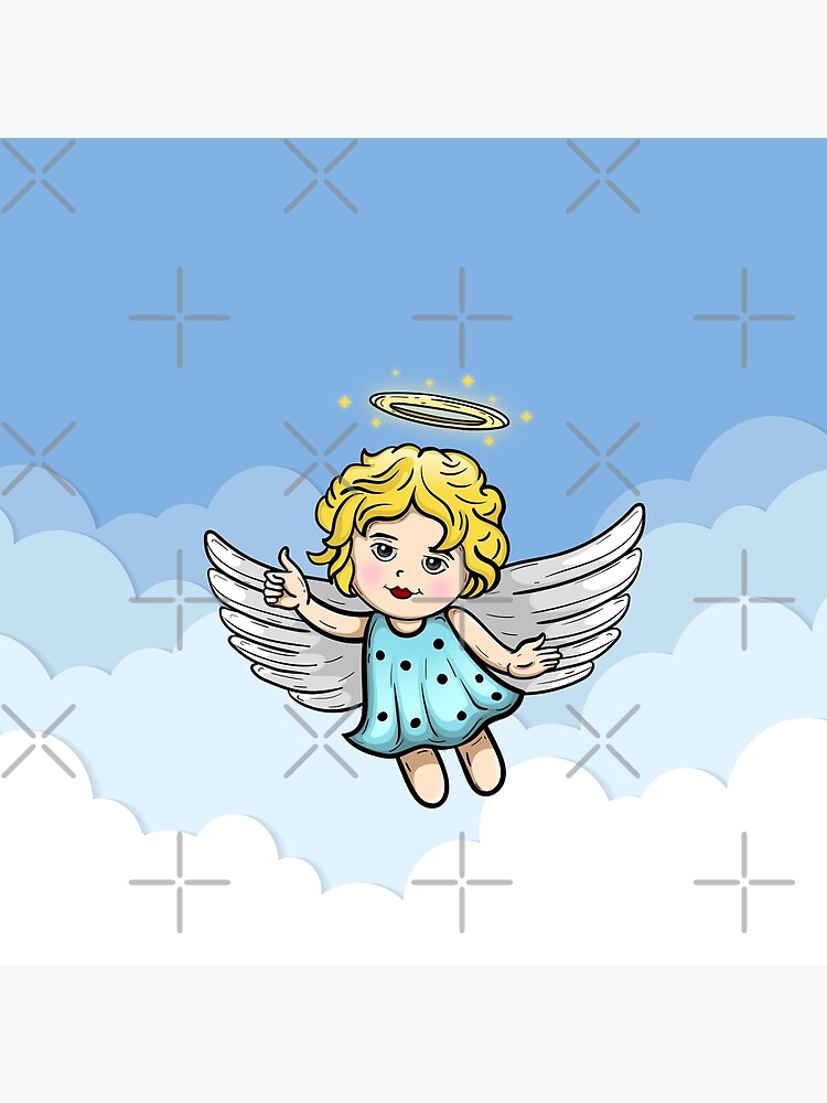 "Cute Baby Angel" Poster for Sale by ArtvikStudio | Redbubble