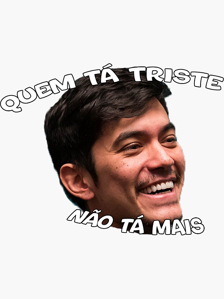 "fnx - Quem tá triste" Sticker for Sale by rpstvs | Redbubble