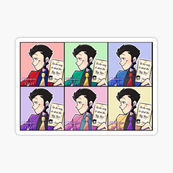 "Lupin popart" Sticker for Sale by jesserioo | Redbubble