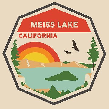 "Meiss Lake California Colorful Scene " Sticker for Sale by POD4 ...
