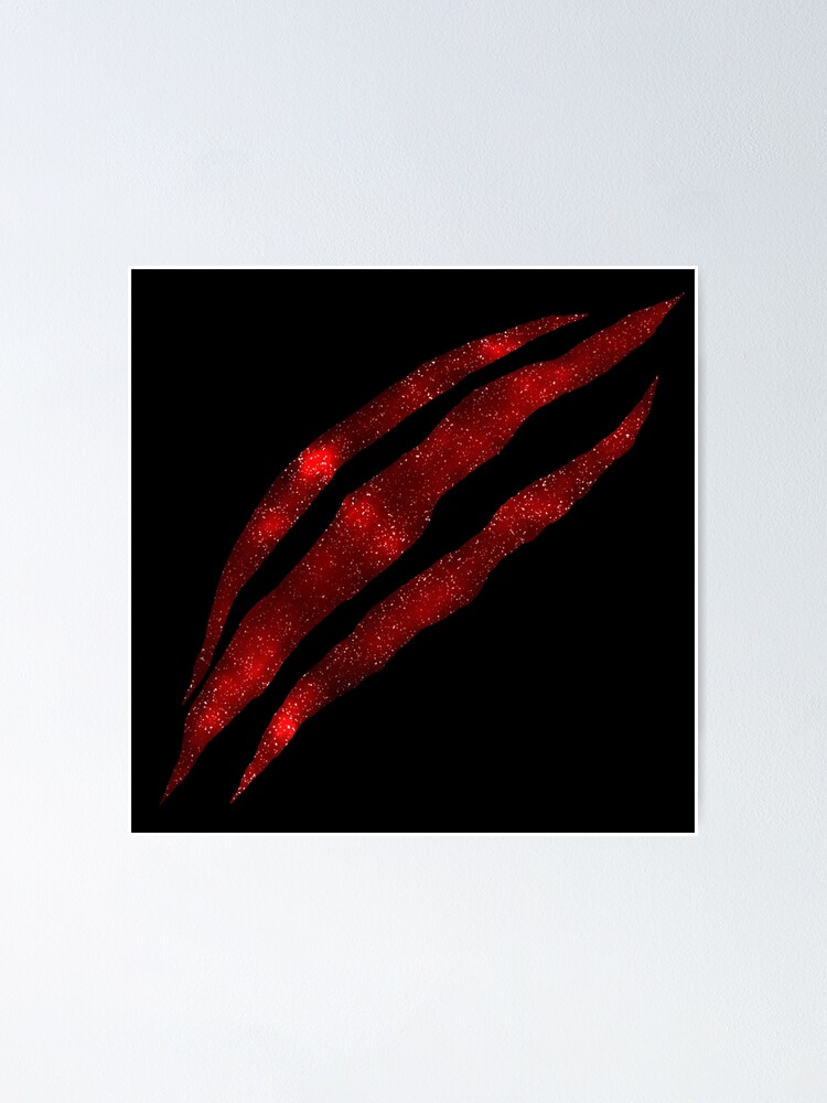 "Galactic Claw Marks" Poster for Sale by galaxydaydreams | Redbubble