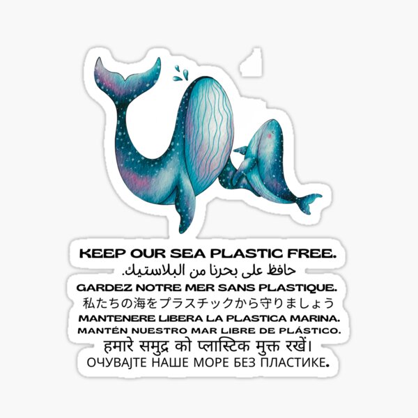"Keep Our Sea Plastic Free Design Stop Plastic Pollution In Oceans ...
