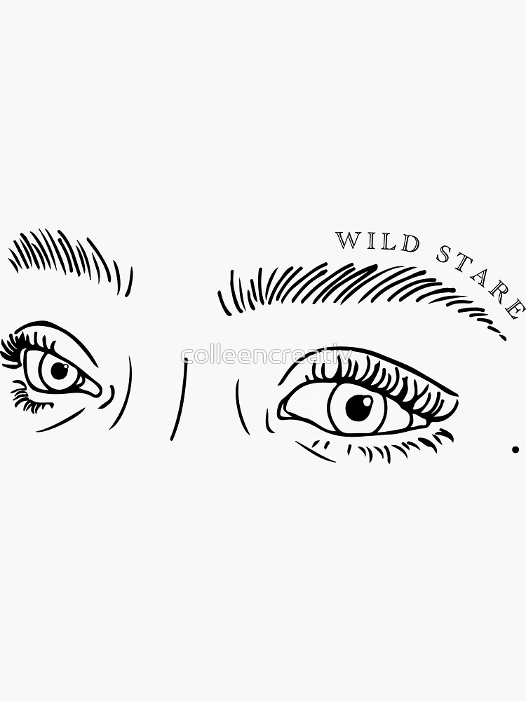 "Wild Stare (Giant Rooks Rookery)" Sticker for Sale by colleencreativ ...