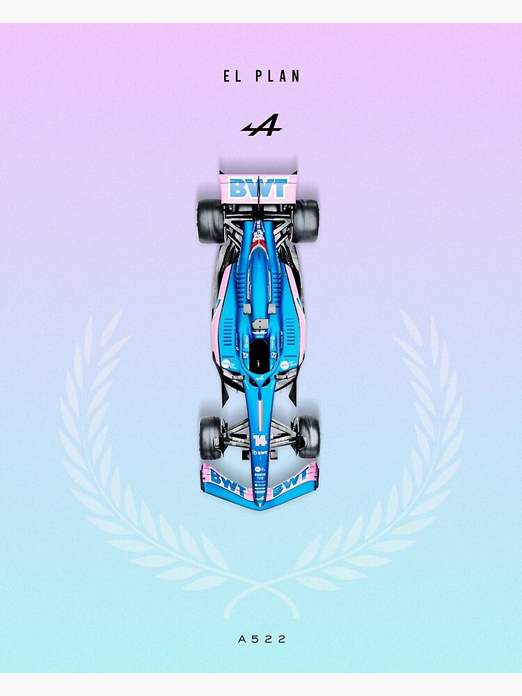"El Plan Alpine F1 Poster" Poster for Sale by adrenalinemerch | Redbubble