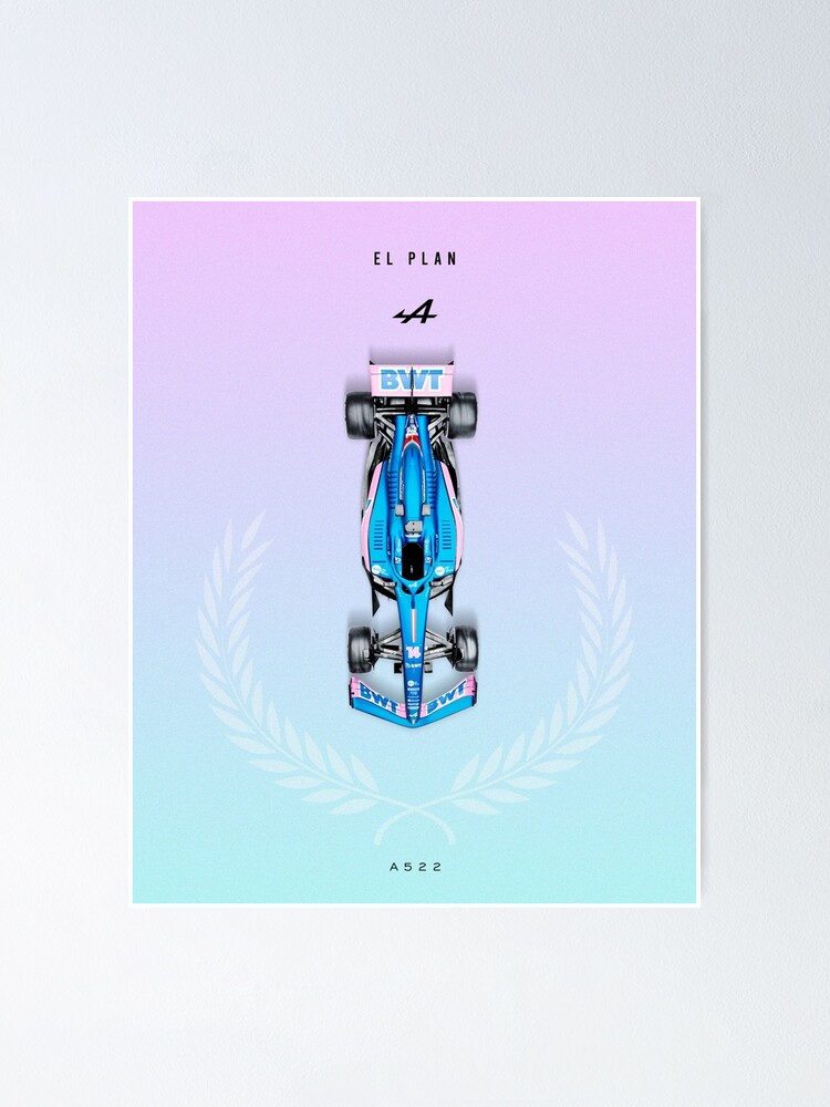 "El Plan Alpine F1 Poster" Poster for Sale by adrenalinemerch | Redbubble