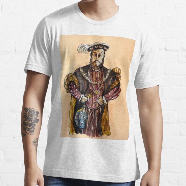 "Henry VIII illustrated character portrait" T-shirt for Sale by Extreme ...