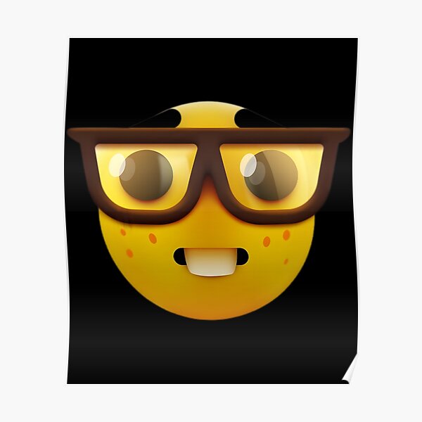 "GOOFY AHH, nerd emoji Classic " Poster for Sale by wandambdelia ...