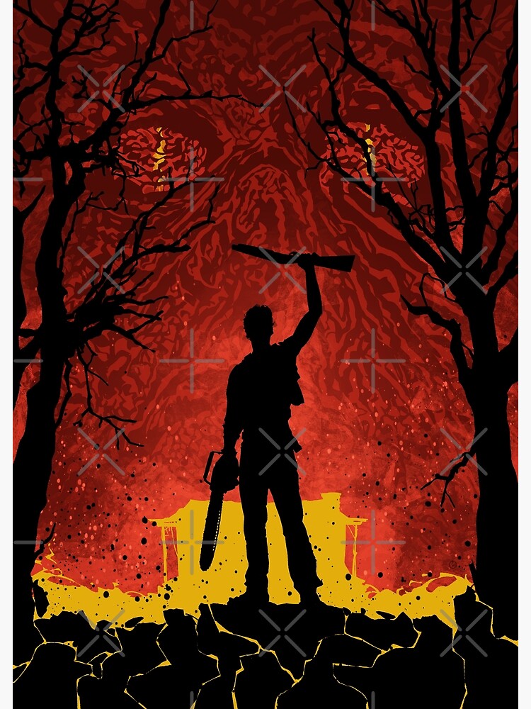 "Ash Evil Dead" Poster for Sale by n-abakumov | Redbubble