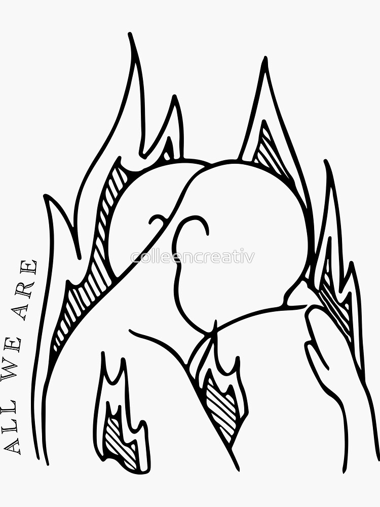 "All We Are (Giant Rooks Rookery)" Sticker for Sale by colleencreativ ...