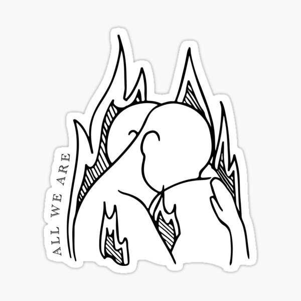 "All We Are (Giant Rooks Rookery)" Sticker for Sale by colleencreativ ...
