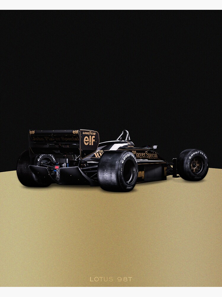 "Lotus 98t Poster" Sticker for Sale by adrenalinemerch | Redbubble