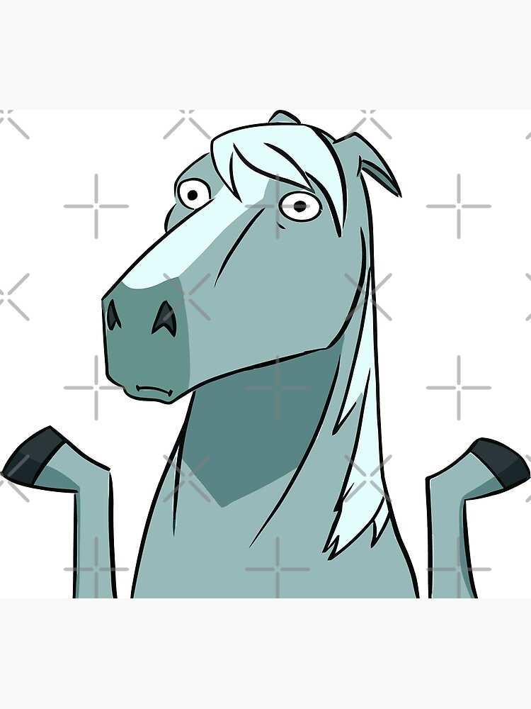 "Confused Horse in Centaurworld" Poster for Sale by aminexhibit | Redbubble