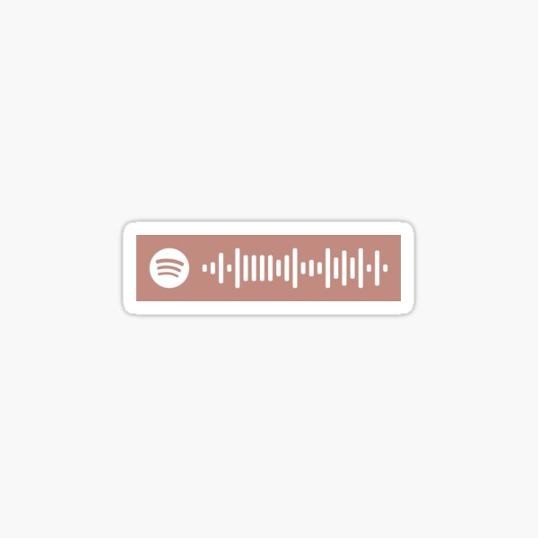 "superstar (taylor's version) - taylor swift spotify code" Sticker for ...