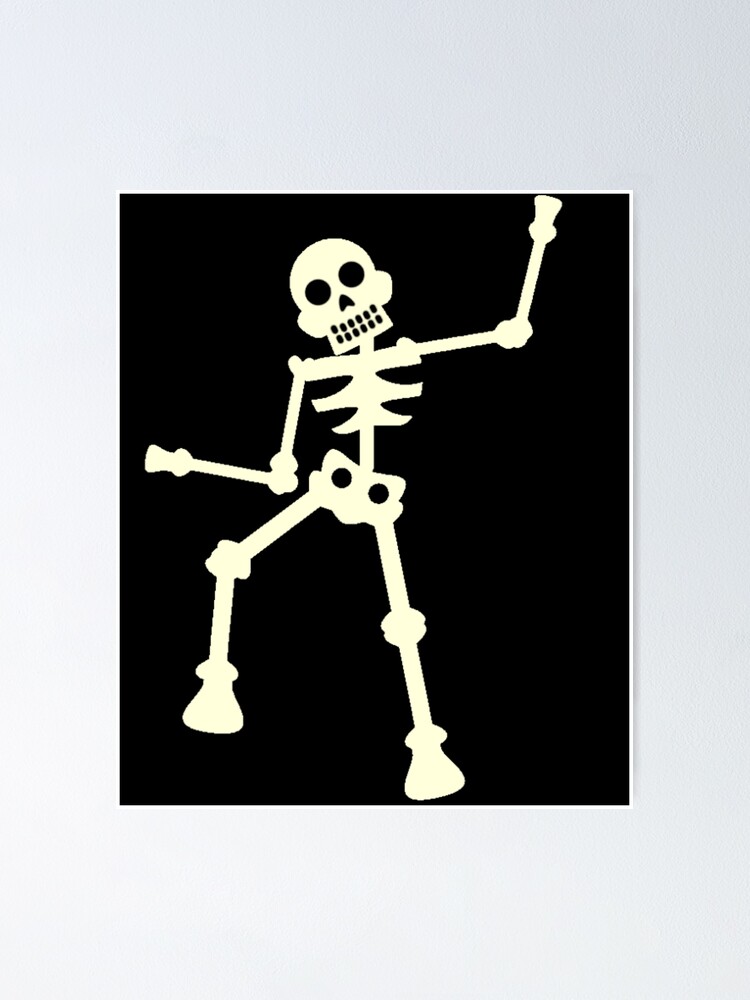 "Kid Boy Skeleton Halloween Dance, Alt Skull Dance" Poster for Sale by ...