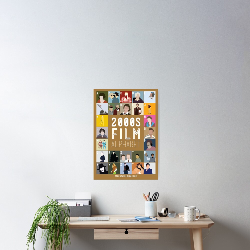 "00s Film Alphabet" Poster for Sale by Wildyles | Redbubble