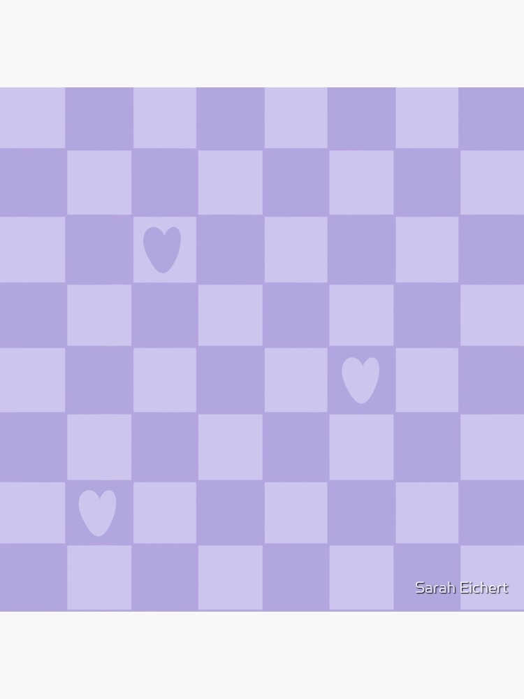 "Purple Heart Chess Checker Board" Sticker for Sale by SaEIllustration ...