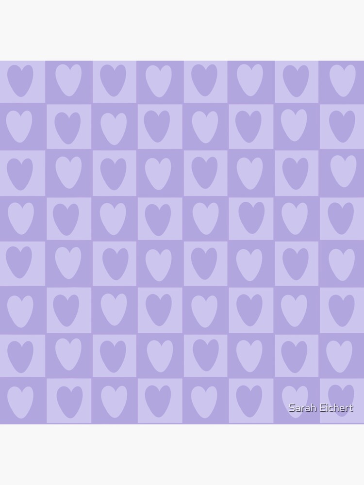 "Purple Heart Chess Checker Board" Sticker for Sale by SaEIllustration ...