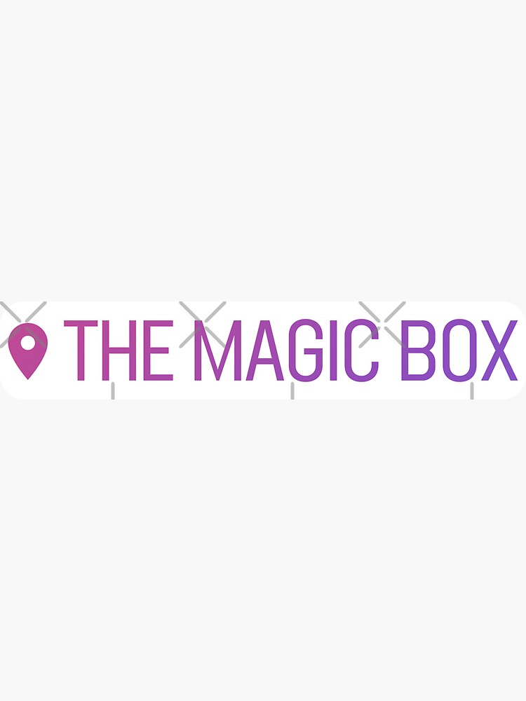 "Buffy the Vampire Slayer - Location The Magic Box" Sticker for Sale by ...